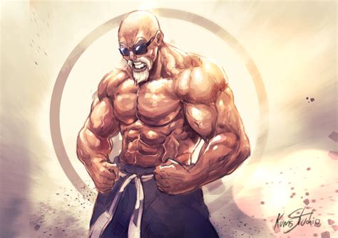 Muten Roshi Buff By Kumsstudio On Deviantart Dragon Ball Super Anime