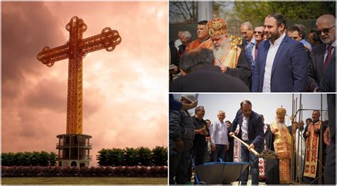 Во Општина Кисела Вода започна изградбата на крст од 63 5 метри