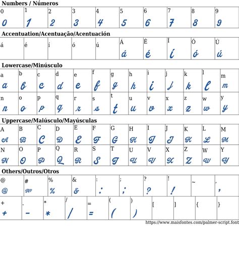 Palmer Script Font Free Download Maisfontes