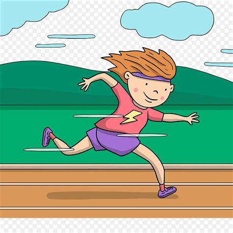 跑步的女孩png图片素材下载 图片编号qjenkrmn 免抠素材网