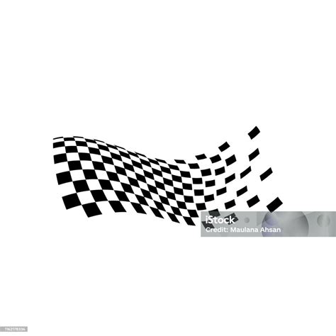 레이스 플래그 벡터 아이콘 기호입니다 간단한 디자인 체크 기호 기호 템플릿 기에 대한 스톡 벡터 아트 및 기타 이미지 기