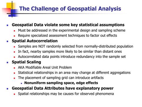 PPT Geospatial Data And Spatial Data Analysis Tools For Ecologists PowerPoint Presentation