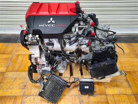 1 Jpy Start Engine 4b11t Transmission W6dga Set 2300456 2k2 3 Real