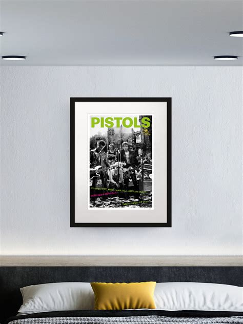 Sex Pistols Poster Notre Dame Hall London 1977 Concert Print T Johnny Rotten Sid Vicious