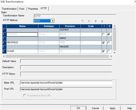 api how to send data through transformation in informatica stack overflow
