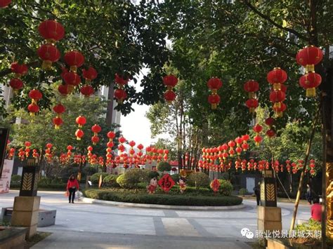 小区春节氛围布置 春节氛围营造 春节室内气氛布置图片 大山谷图库