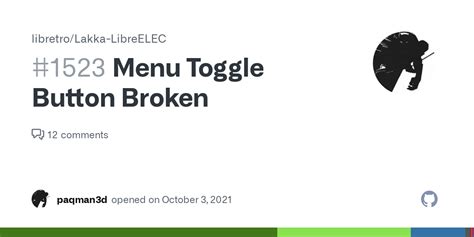 menu toggle button broken · issue 1523 · libretro lakka libreelec · github