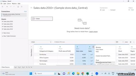 Data Analysis In Tableau By Combining Different Methods