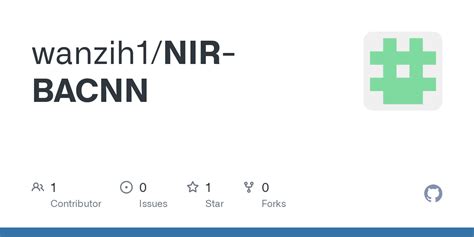 Github Wanzih1nir Bacnn
