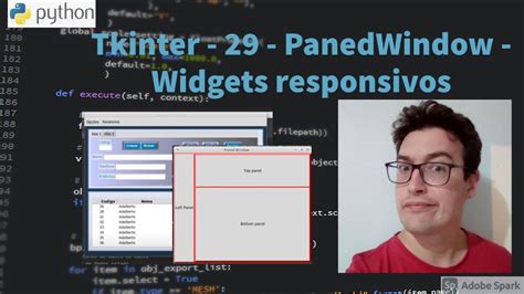 Curso Tkinter Aula 29 Panedwindow Widgets Responsivos Python