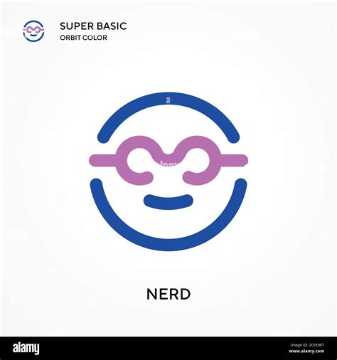 Nerd Super Basic Orbit Color Vector Icon Illustration Symbol Design Template For Web Mobile UI Nerd Super Basic Orbit Color Vector Icon Illustration Symbol Design Template For Web Mobile UI