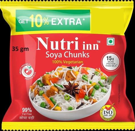 35 Gm Soya Chunk At ₹ 10 Pack Soybeans Chunks In Indore Id 2849551154897