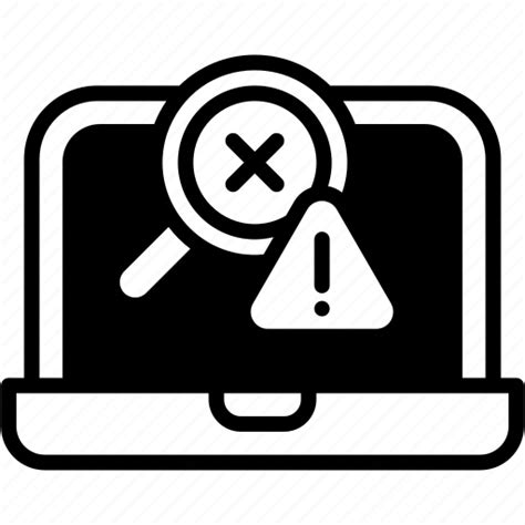 Troubleshooting Warning Tools Alert Working Laptop Icon Download On Iconfinder
