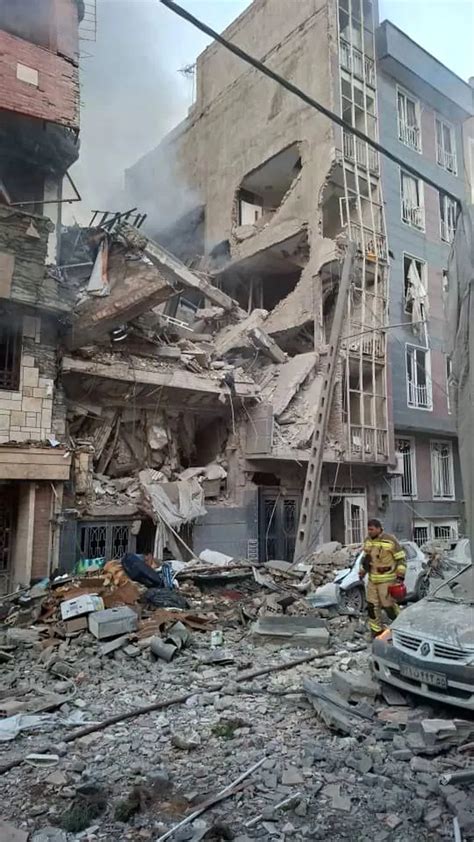 تصاویری از خیابان پاتریس لومومبا، تهران در پی حمله رژیم صهیونیستی