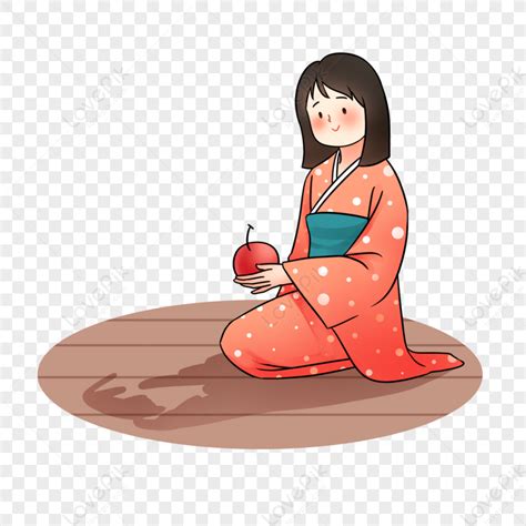 만화 일본 의상 캐릭터 일러스트 그림 핑크색깔여학생 Png 일러스트 무료 다운로드 Lovepik