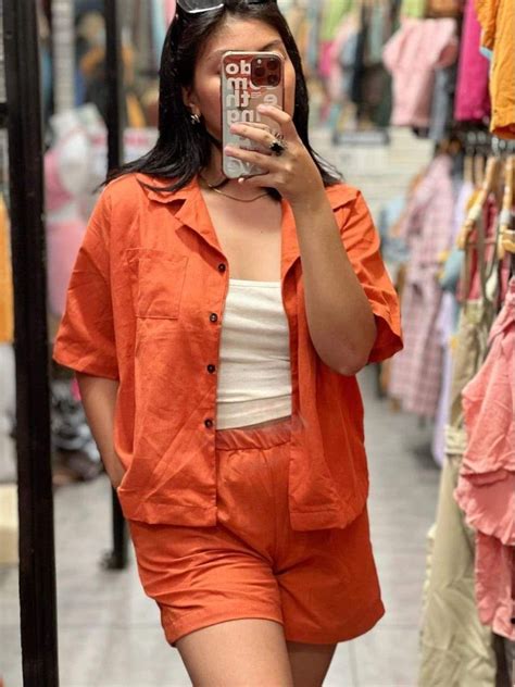 Womens Coordinates Terno Shorts Womens Fashion Dresses And Sets Sets