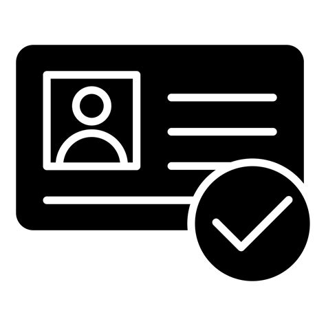 identity verification icon line vector illustration 39885360 vector art at vecteezy