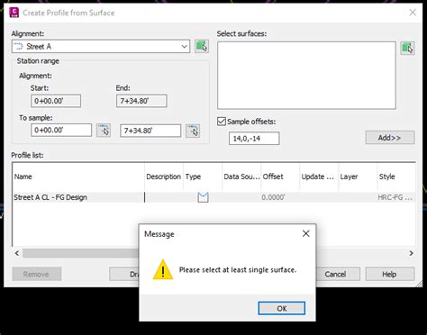 Offset Alignment Profiles Not Showing In Stacked Profile Display Options Autodesk Community