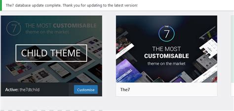 Wordpress Theme Appearing Or Loading Issue In Dashboard The7 Nst