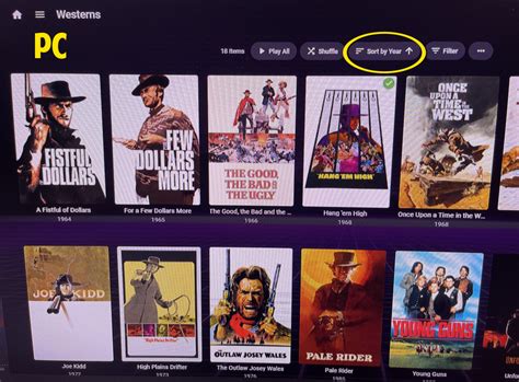 Sorting Set On Pc Not Mirrored On Roku Tv Roku Emby Community