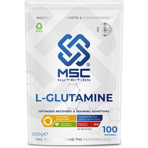 L Glutamine Msc Nutrition