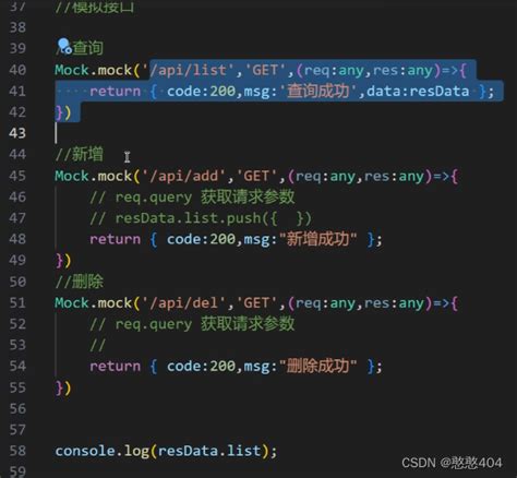 Json Server 搭配 Mockjs模拟数据添加一个包含 `declare Module Mockjs` 的新声明 Csdn博客