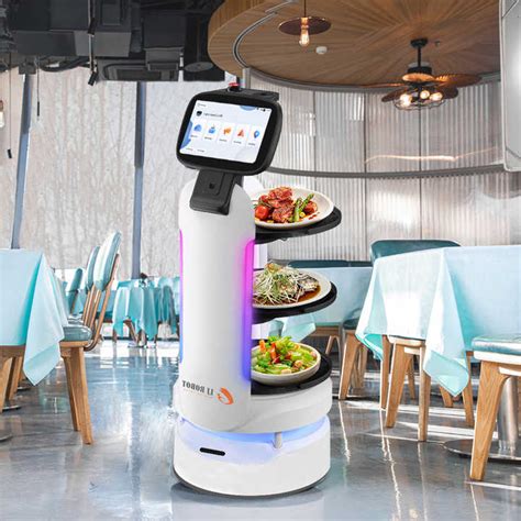 Delivery Robot With Touch Screen For Robot Restaurant And Coffee Oem