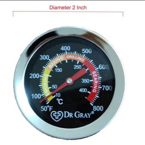 Promo Termometer Analog Jarum Makanan Bimetal Food Thermometer10 400c Oven Diskon 23 Di Seller