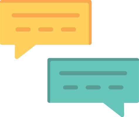 Comments Vector Flat Icon 10037454 Vector Art At Vecteezy