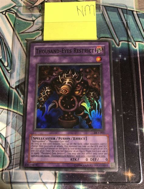 Thousand Eyes Restrict DL1 001 Super Rare Limited Edition Yugioh
