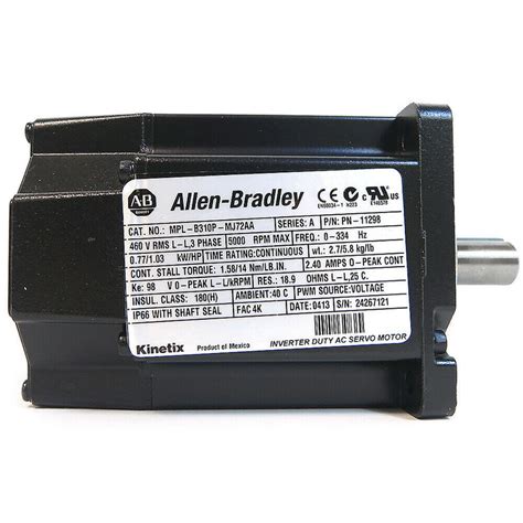 Allen Bradley Mpl B310p Mj72aa Mpl 시리즈 Mpl 480v Ac 회전 서보 모터