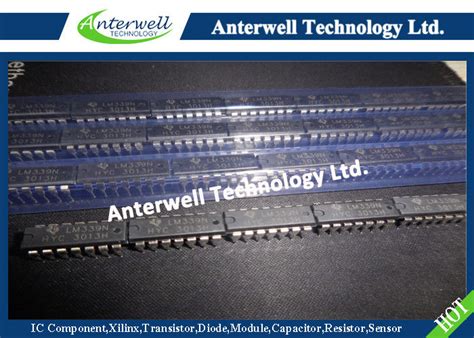 Lm339n Integrated Circuit Chip Quad Differential Comparators Low Power