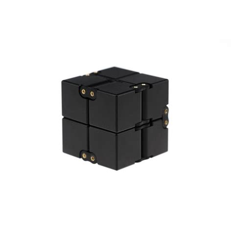Anti Stress Fidget Infinite Cube Αντιστρες Ατέρμονας Κύβος Μαύρο