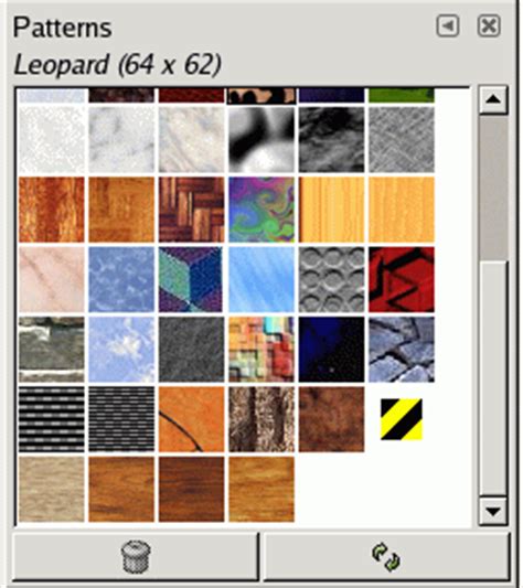 GIMP User Manual Patterns Dialog
