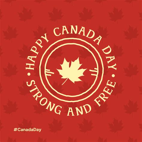 Canada Day Badge Linkedin Post Brandcrowd Linkedin Post Maker