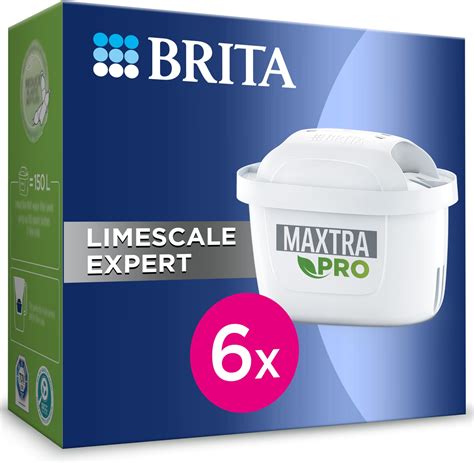 Brita Maxtra Pro Limescale Expert Water Filter Cartridge 6 Pack New