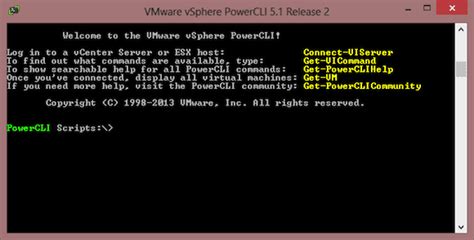 VMware VSphere PowerCLI Getting Started