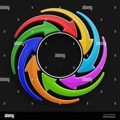 Circular Graph Image With Clipping Path Stock Photo Alamy
