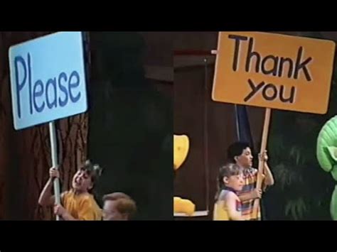 Barney Song Please And Thank You Barney Live In New York City Youtube