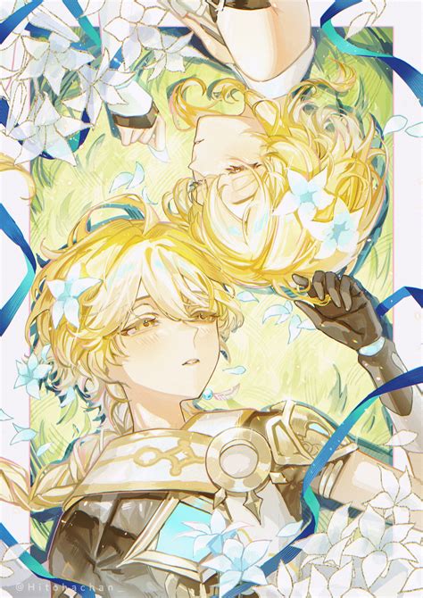 Safebooru 1boy 1girl Absurdres Aether Genshin Impact Ahoge Arm