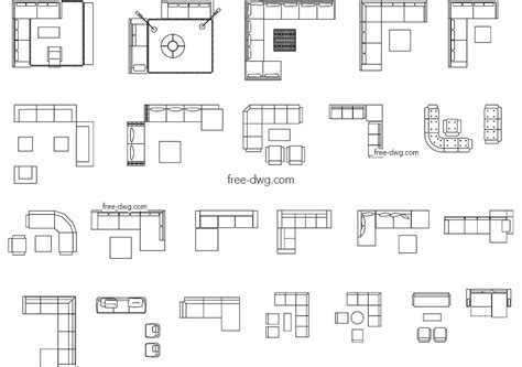 Different Style Sofa Set Detail 2d View Cad Blocks Elevation Layout Dwg File Artofit