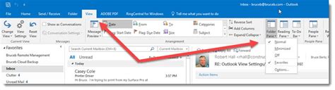 Outlook And The Disappearing Folder Pane Bruceb Consulting