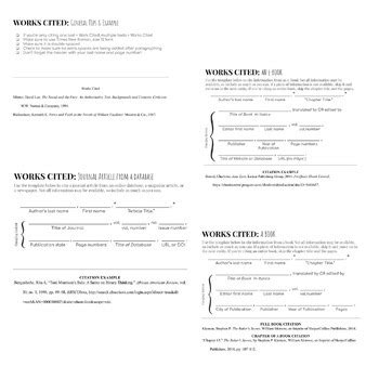 Guide To MLA Citations 9th Edition By Magical Miss Mohler TPT
