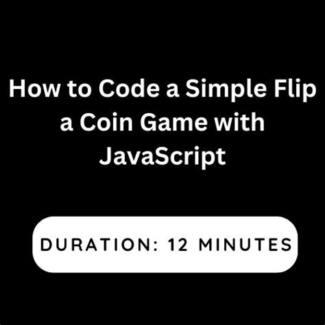 How To Code A Simple Flip A Coin Game With Javascript Chrisofficial