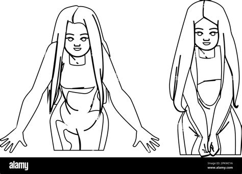 Hair Extension Vector Stock Vector Image And Art Alamy