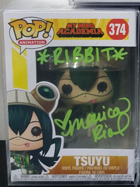 Funko Pop My Hero Academia Tsuyu Signed Hobbies Toys Toys Games On Carousell