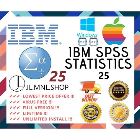 Ibm Spss Statistics 25 Lazada Ph