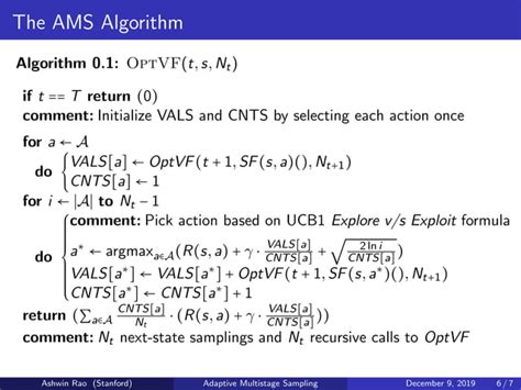 Adaptive Multistage Sampling Algorithm The Origins Of Monte Carlo Tree