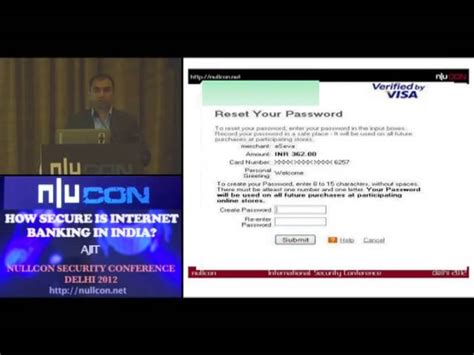 Nullcon Talk How Secure Is Internet Banking In India From Nullcon Class Central