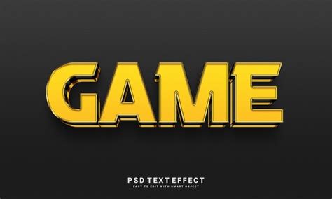 Premium Psd Game Text Effect